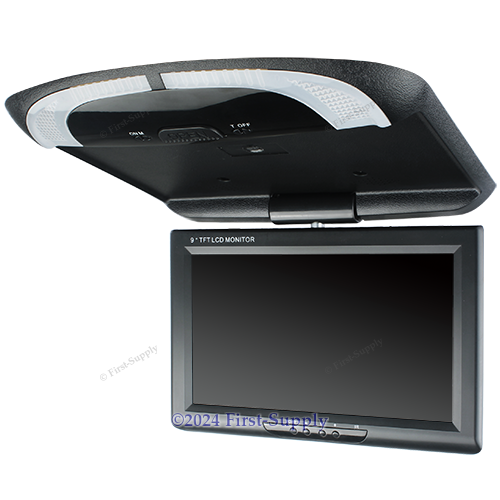 9" In-car Overhead Ceiling Roof Mount Monitor For DVD Display LCD Wide ...