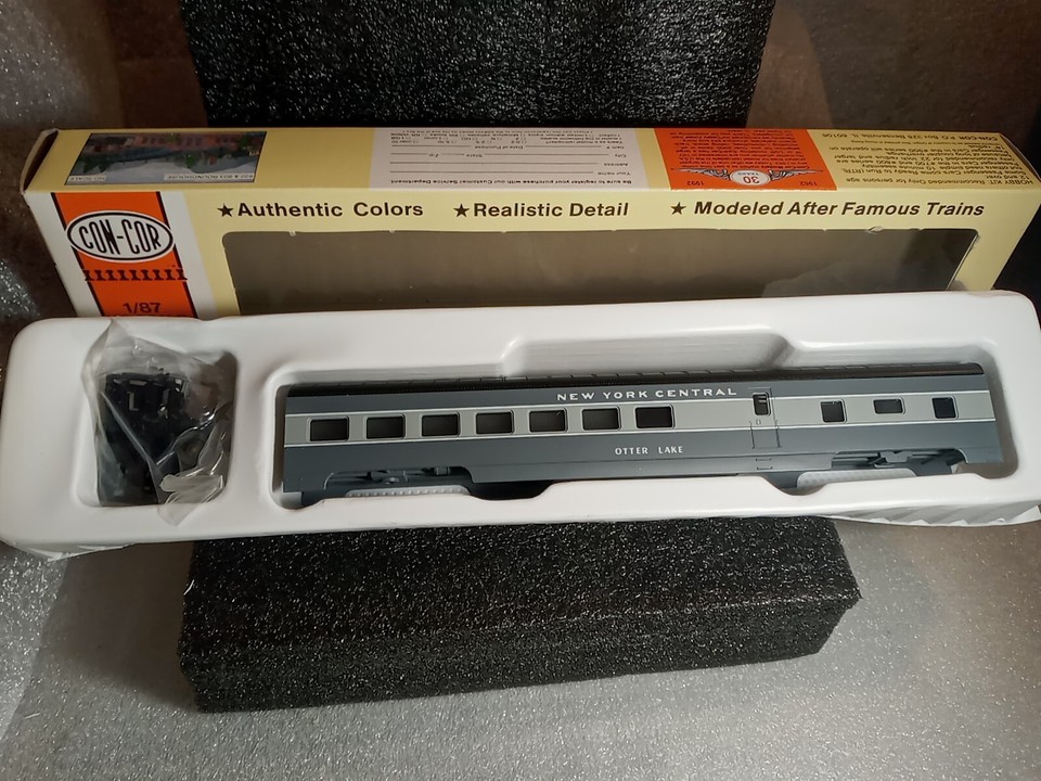 HO Scale Con-Cor 72 Ft. Passenger Car Kit New York Central Lot 21 New ...