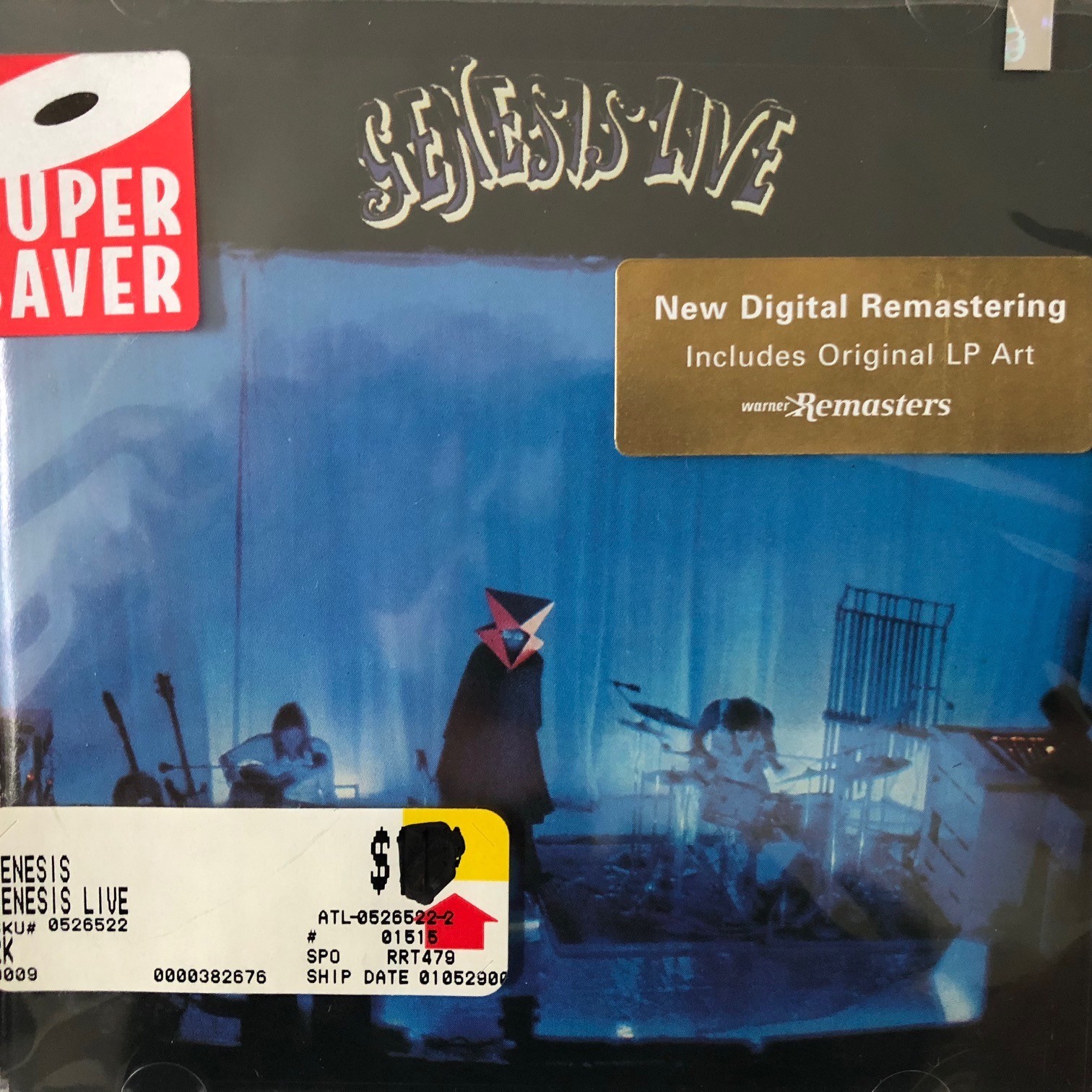 Genesis Live CD Definitive Edition Remaster Oct-1994 Atlantic for sale ...