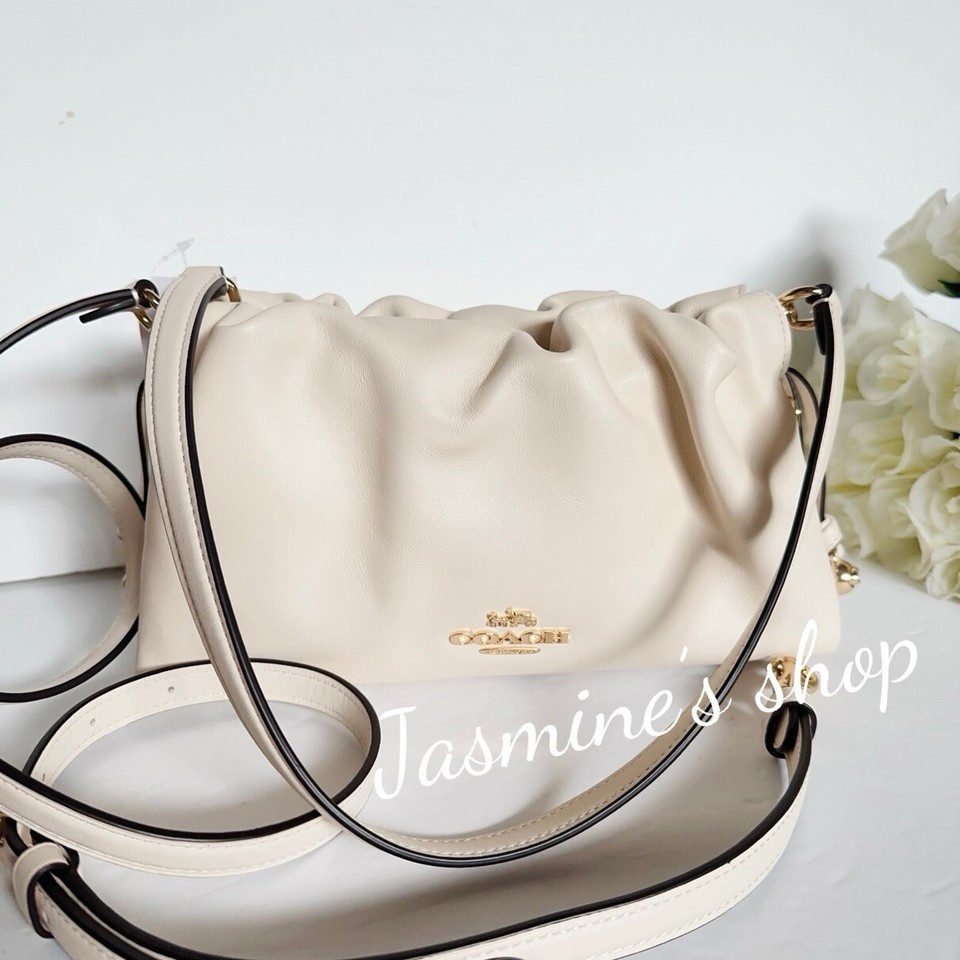 NWT Coach Faye Shoulder Bag With Ruching CV529 | eBay