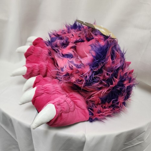 Lazy One Fun Paw Slippers Pink Purple Monster Unisex Kids Adult Choose ...