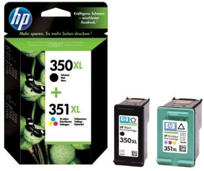 Hp 350xl + 351xl Multipack Original Ink Cartridges - Black + Color ...