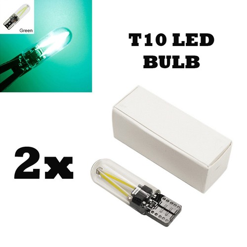 2x T10 194 168 W5W LED Bulb Filament Plate Reading Parking Light BRIGHT ...