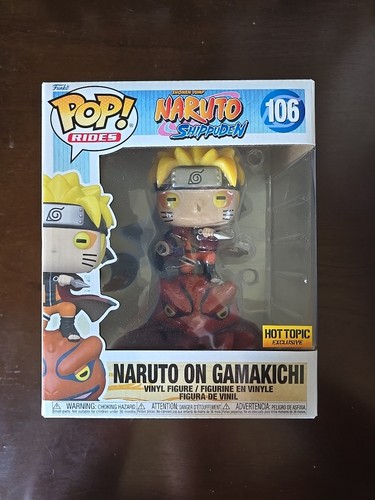Funko Pop! Rides Naruto Shippuden Naruto On Gamakichi Vinyl Figure | eBay