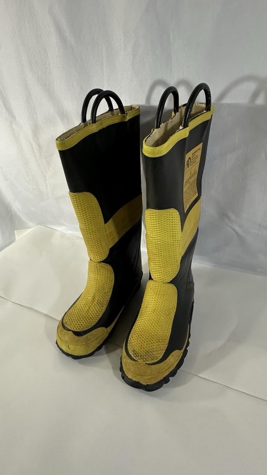 Morning Pride 6M 7W Wide Turnout Firefighter Boots USA Made | eBay
