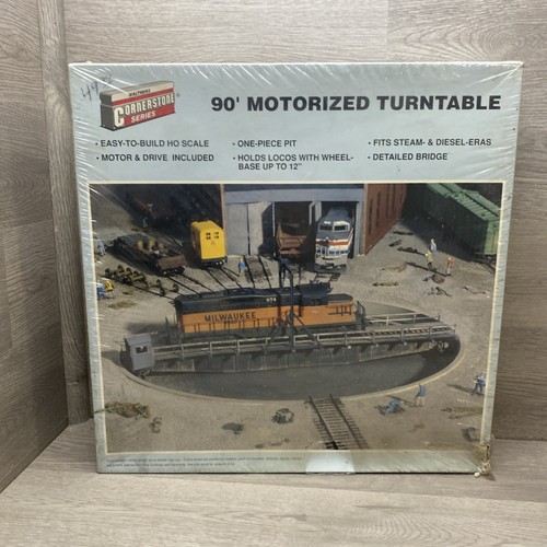Walthers Cornerstone HO Scale 90’ Motorized Turntable Structure 933 ...