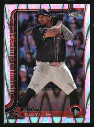 2025 Topps Chrome Josh Naylor Raywave Refractor #15 Diamondbacks | eBay