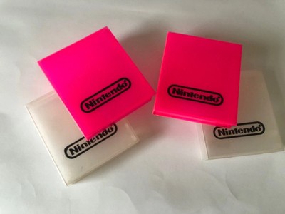 Official Nintendo NES Pink And Clear 4 Rental Plastic Shell Game Case ...