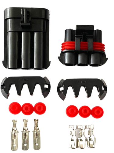 3 PIN Male Female Plug Connector For Delphi Buick Blower Cooler Fan ...