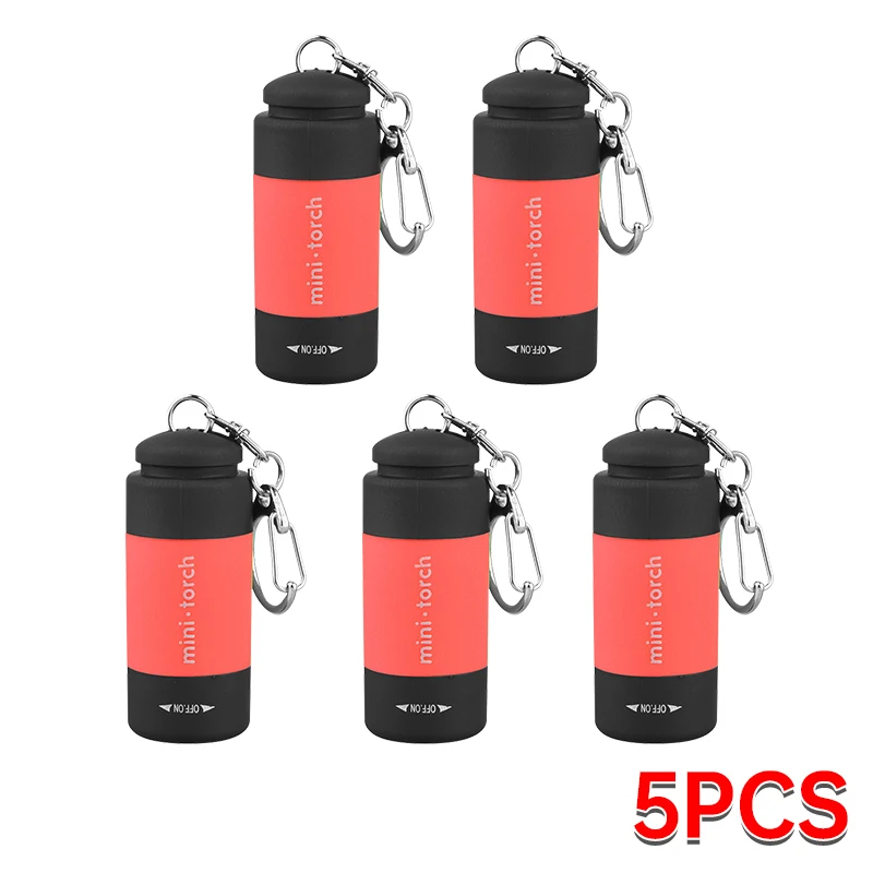 Outdoor Keychain Flashlight Rechargeable LED Mini Pocket Flashlight for ...