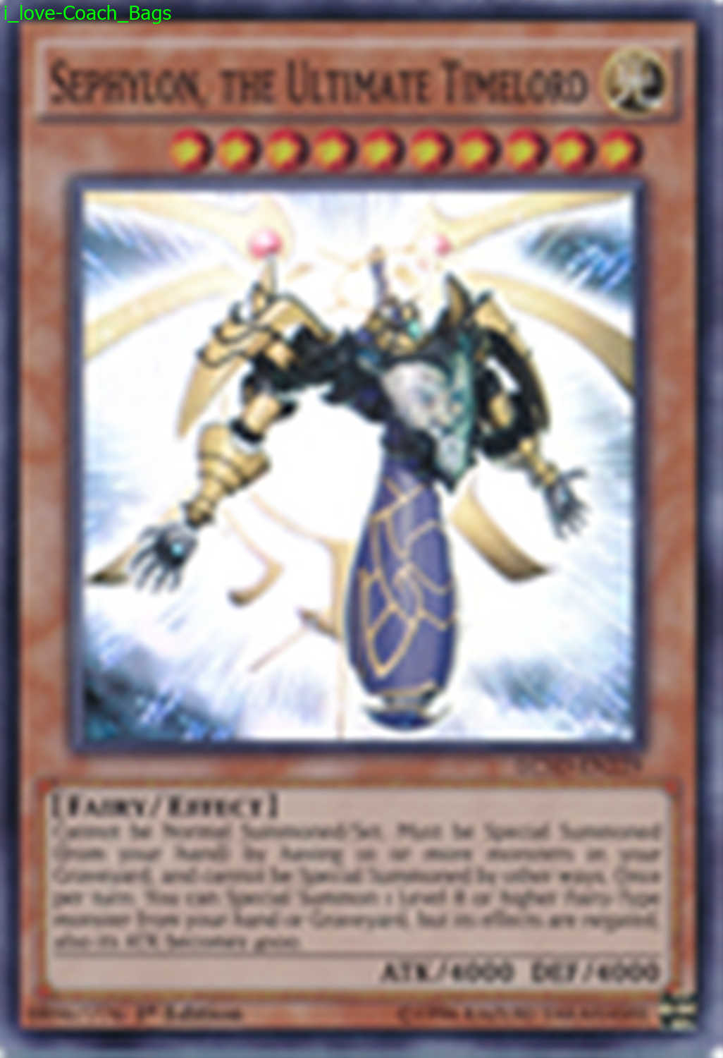 Sephylon, the Ultimate Timelord LC5D Super* 1st Legendary Collection ...