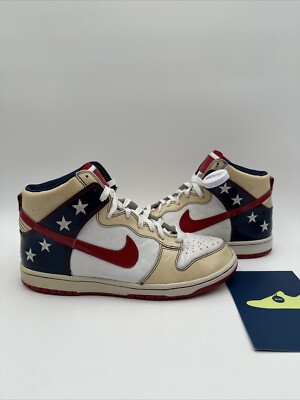 Nike Dunk Premium High Evil Knievel Sample 2008 Size 9.5 Used 316142 ...
