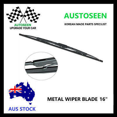 16" METAL Universal Frame Windscreen Wiper Blade 400m/16inch, 8.7x7 ...