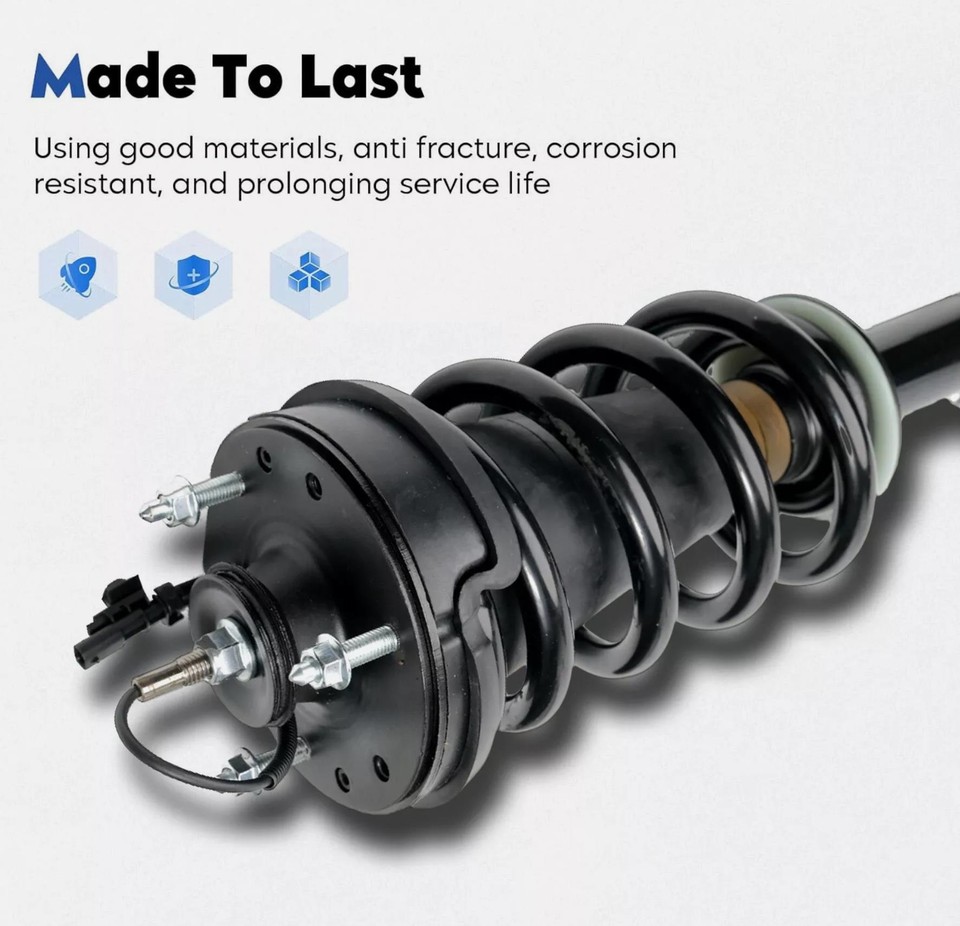 4X Front Rear Shock Strut Magnetic For GMC Yukon Denali Escalade Tahoe ...