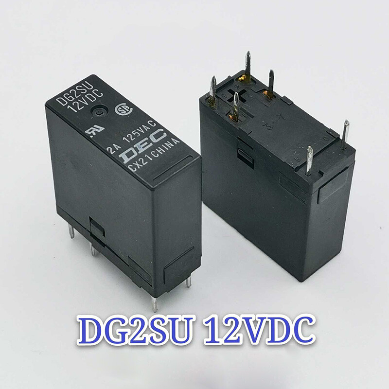 2Pcs DEC DG2SU 12VDC Power Relay 6Pins 2A 125VAC | eBay