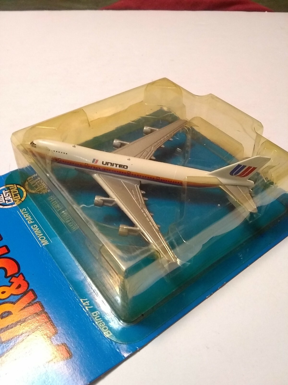 1990 Ertl #2390 Air & Space Replica United Airlines Boeing 747 Die Cast ...