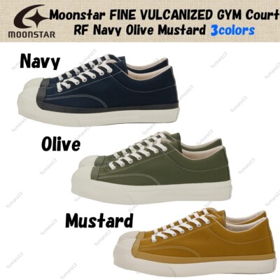 Moonstar FINE VULCANIZED GYM Court RF Navy Olive Mustard 3colors Men's Size | eBay