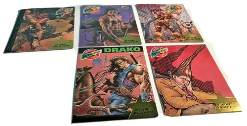 Comics Future Stars 1993 Star Player Insert Card Set SP1 To SP5 ...