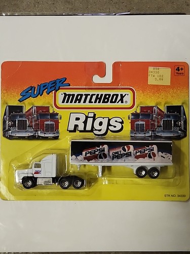 Matchbox 1996 Super Rigs PEPSI Tractor-Trailer Item # 34330 | eBay