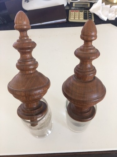 Custom turned solid walnut bedpost finials. NEW LOWER PRICE | eBay