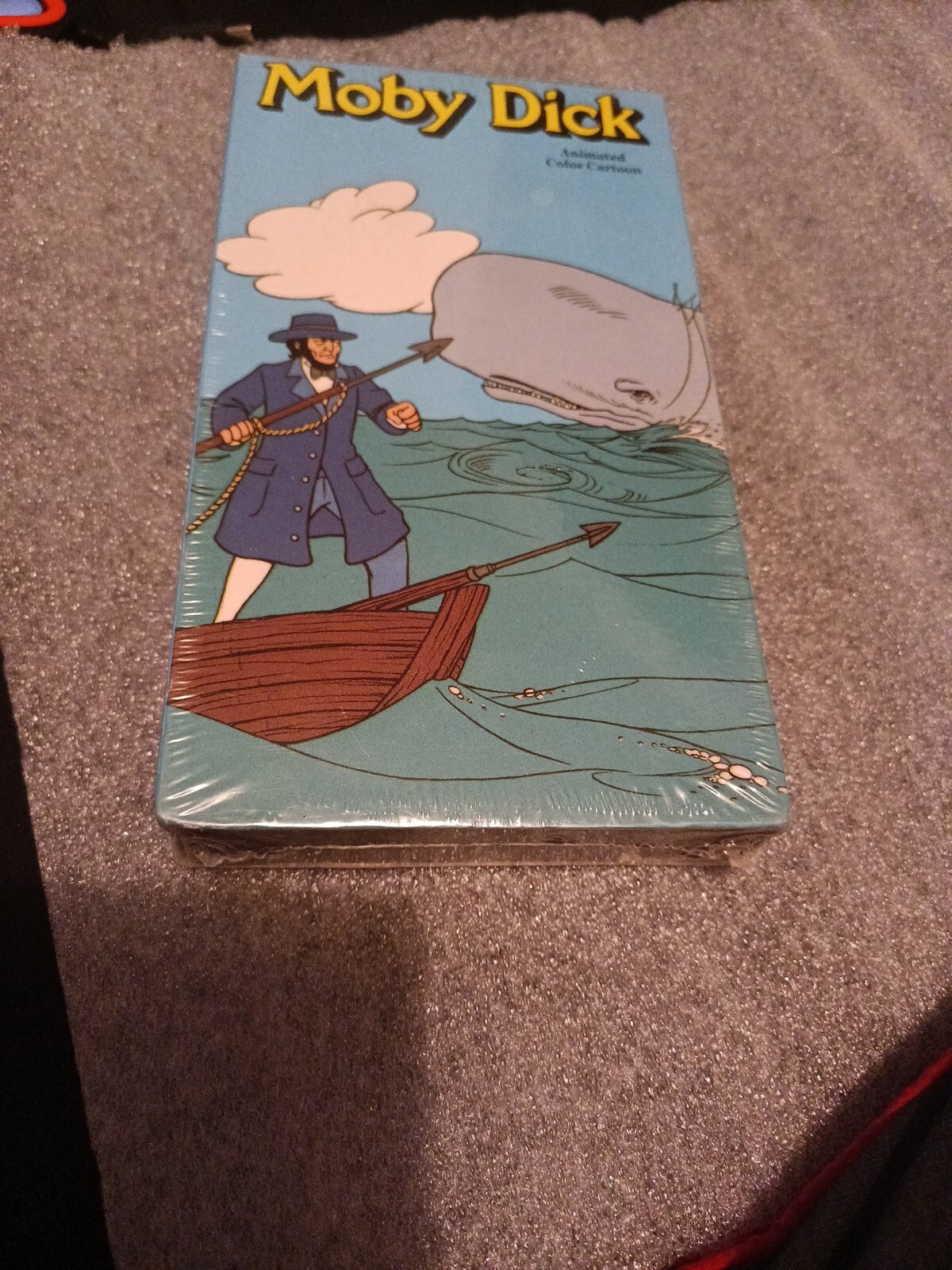 Moby Dick Animated Cartoon VHS Vintage 1991 Brand New Sealed In Plastic ...