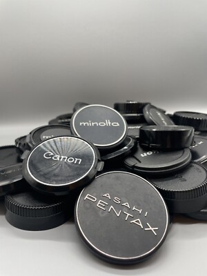 Various Brand & Size Used Camera Lens Cap 1P " Free shipping to Japan ...