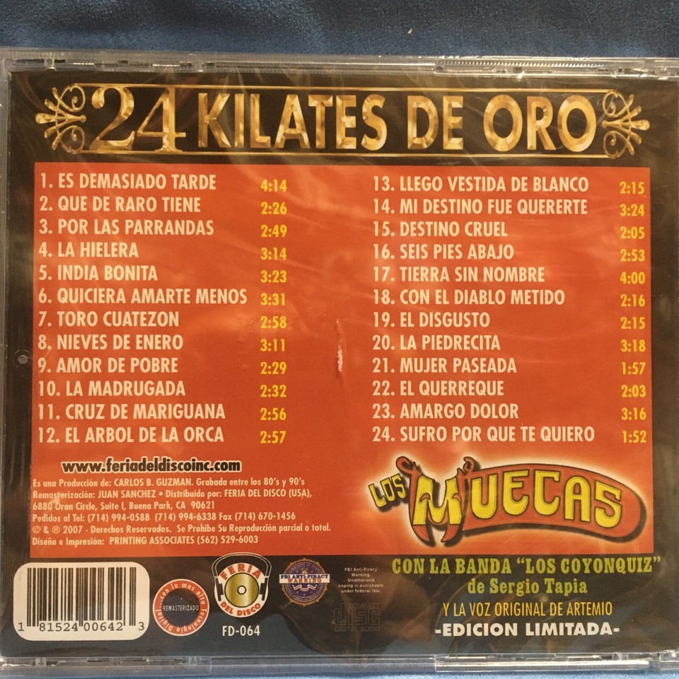 MUECAS - 24 Kilates De Oro - CD - **BRAND NEW/STILL SEALED** | eBay
