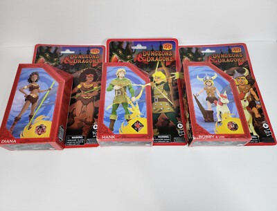 Dungeons & Dragons Cartoon Classics Hank Bobby Diana Figures 2023 ...
