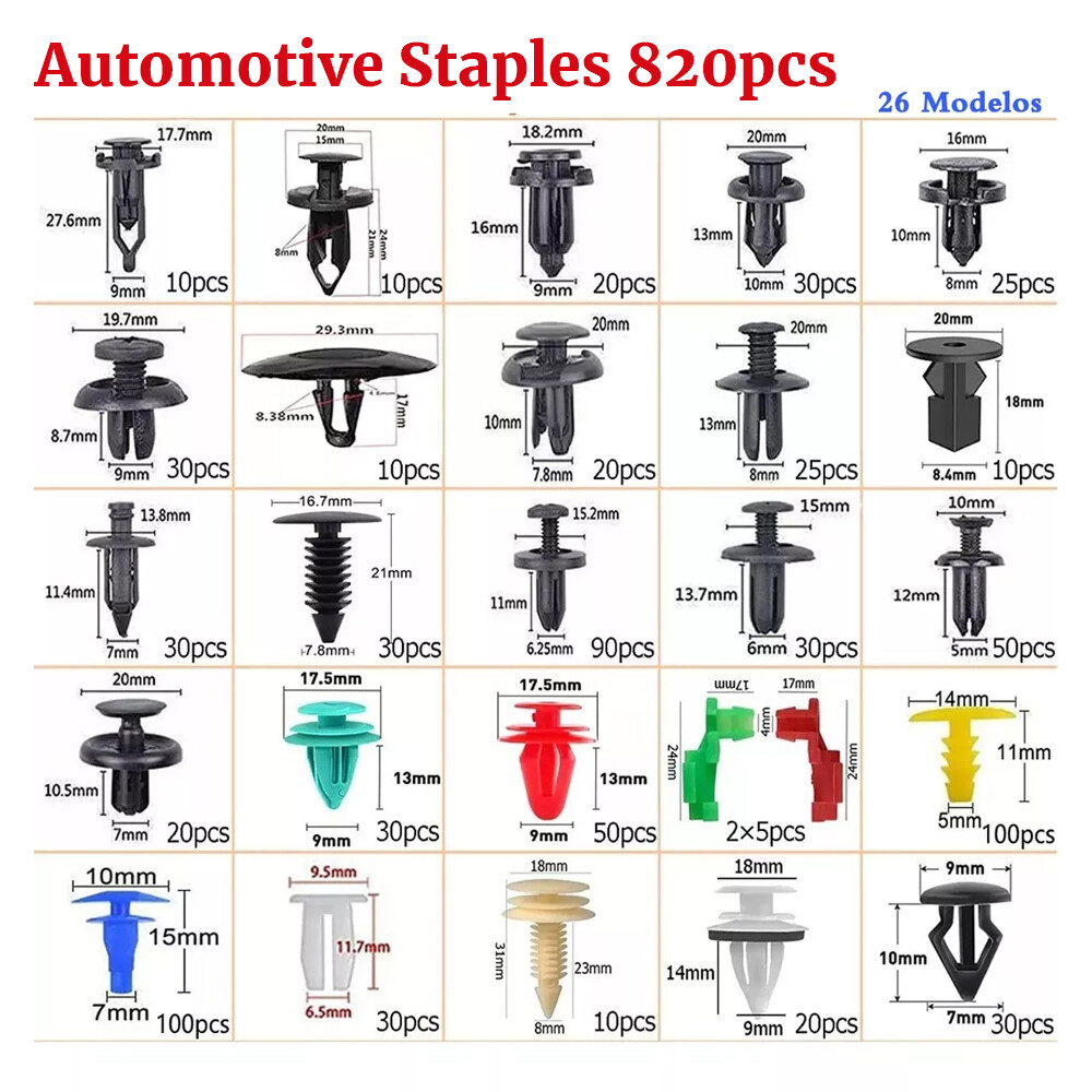 925Pcs Car Push Retainer Clips with Staple Remover Door Panel Trim ...