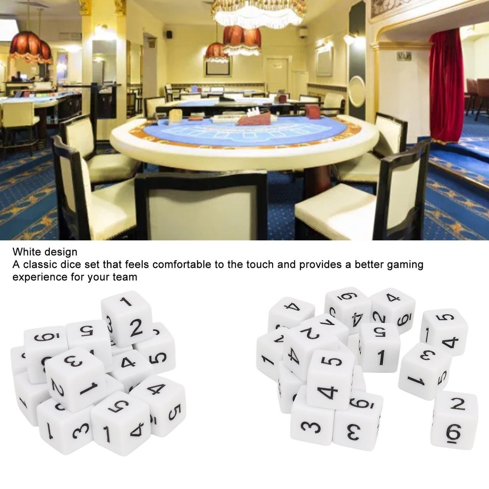 ↑New 30PCS Dice Set 16mm 6 Sided Plastic Educational Number Dice Cubes | eBay Australia