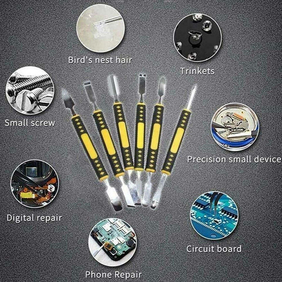 6 Pack Multifunction Mobile Phone Laptop PC Case Opening Pry Tools ...