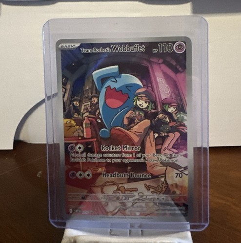 Pokemon TCG: Team Rocket's Wobbuffet 203 - Black Star Promo - Destined ...