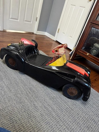Rare Vintage 1966 MARX Toys Batmobile Batman Ride On Toy Car | eBay