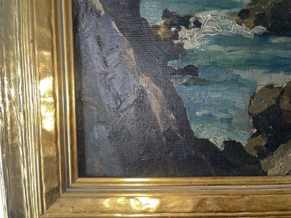 Isabel P. Cartwright Oil – “Carmel Highlands” California Seascape ...