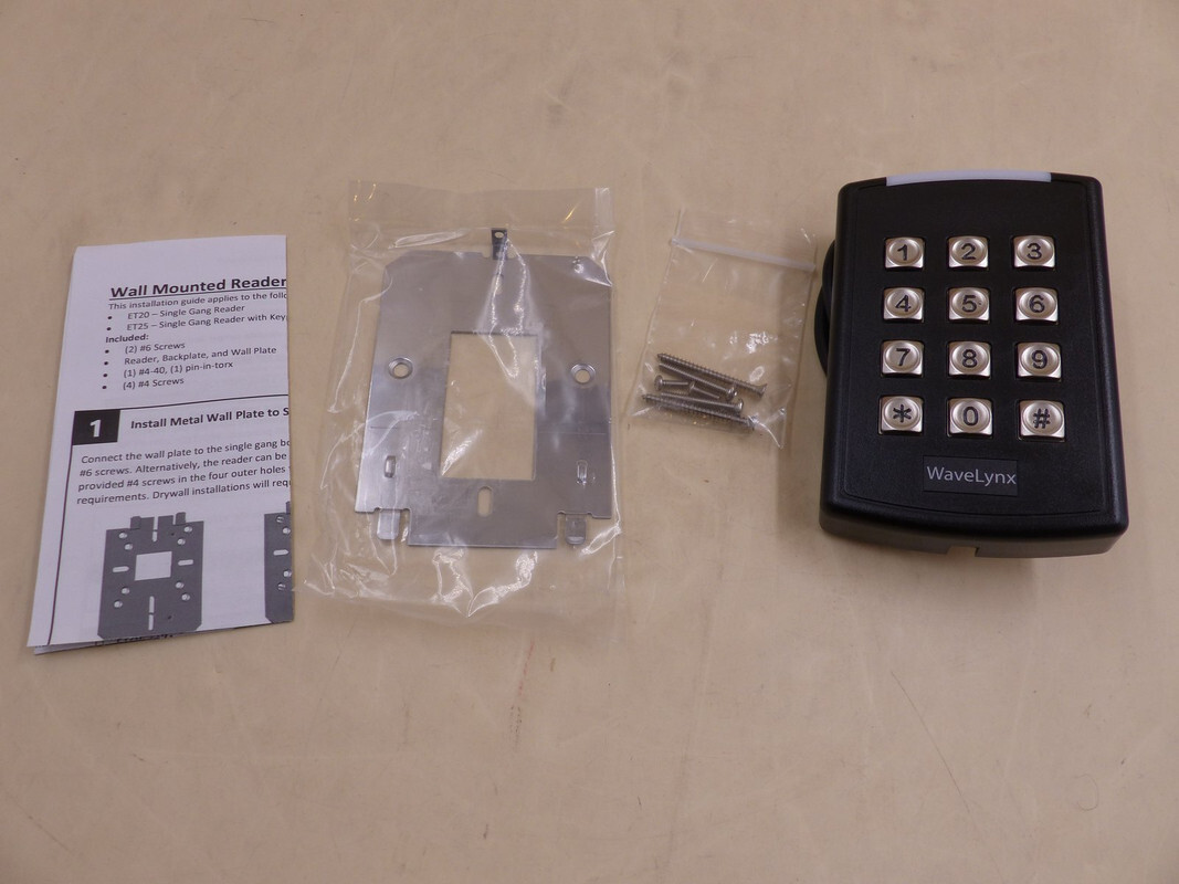 WAVELYNX ET25-7WS WALLMOUNT SECURE ACCESS CARD CONTROL READER | eBay