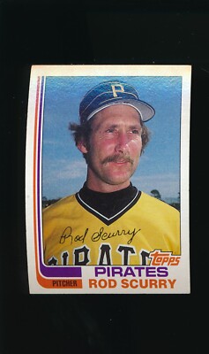 1982 Topps #207 Rod Scurry * Pitcher * Pittsburgh Pirates * EX-MT/NM ...