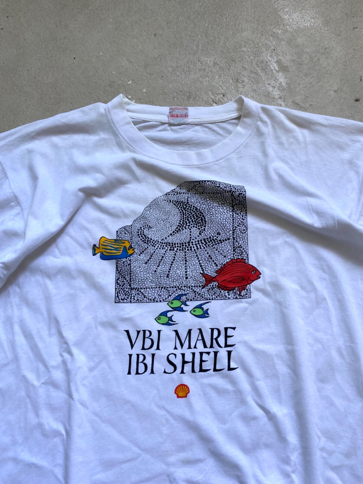 Rare! 80’s Vintage Shell Racing T Shirt Ferrari Marlb… - Gem