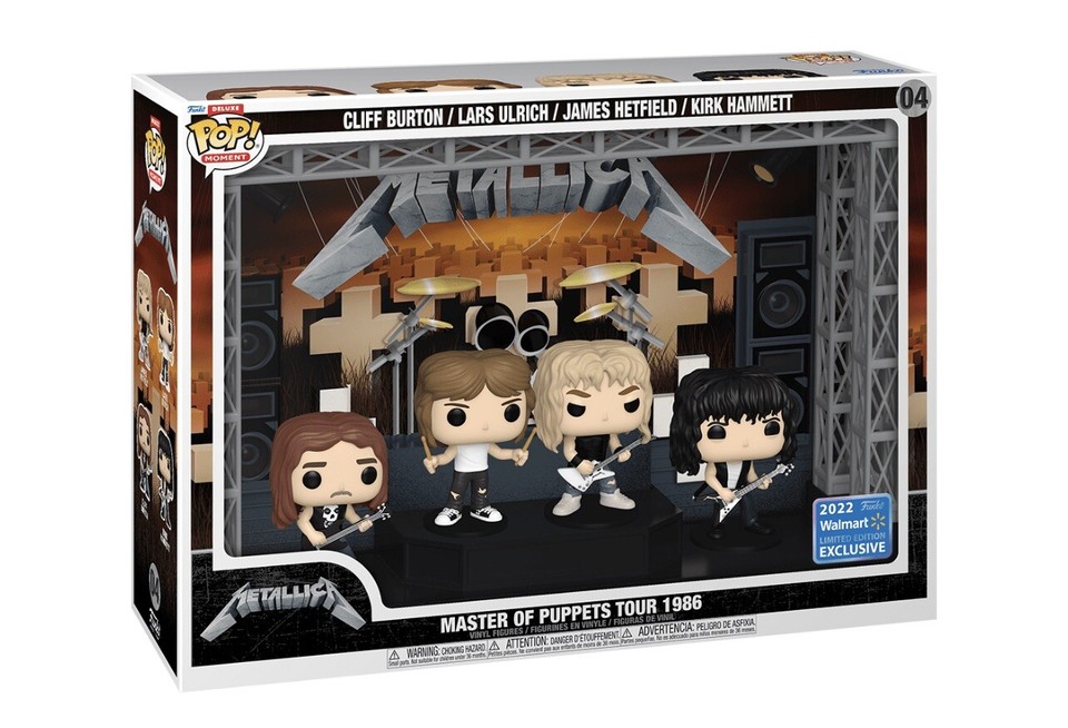 Funko Pop Moment Deluxe Metallica Master of Puppets Vinyl Walmart ...