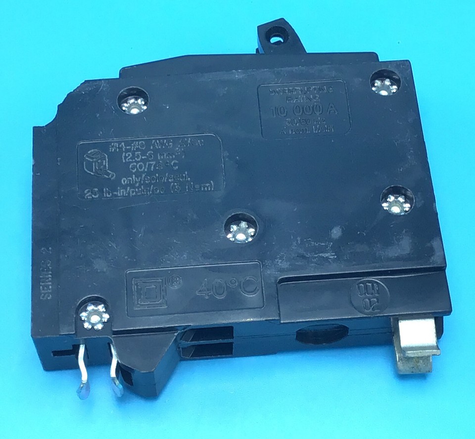 New Circuit Breaker Square D QO2020 20 Amp 1 Pole Tandem Twin No Hook ...