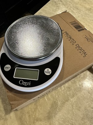 Ozeri Pronto Digital Multifunction Kitchen and Food Scale, Black on ...