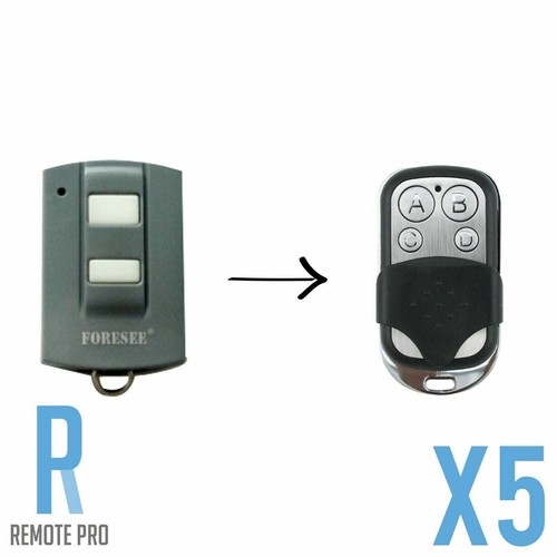 5 x Foresee Garage Compatible Remote Control F-350M/G F350 RFS09B FR46 ...