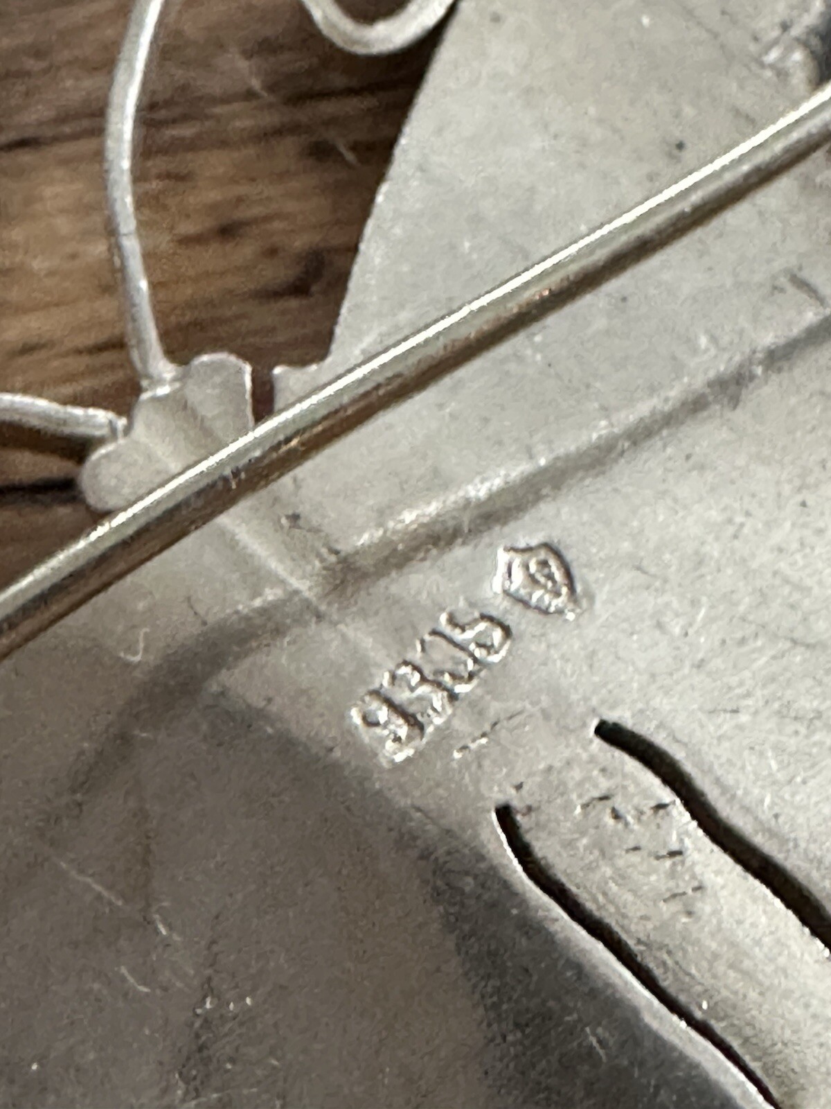 Antique Clement Berg Silver Enamel butterfly Brooch Norway Norwegian ...