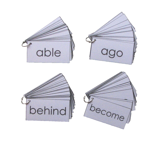 4 Teacher Made Second Grade Fry Words Fluency Flash Card Rings ...