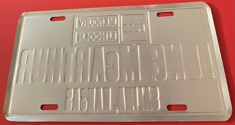 Long McArthur Ford Mercury Dealership Booster License Plate Salina ...