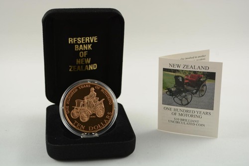 New Zealand - 1998 - Uncirculated $10 Coin - Benz Motoring | eBay