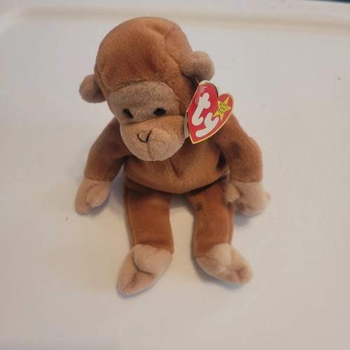Ty Beanie Baby BONGO the Brown Monkey Tan Tail 1995 with MINT TAGS | eBay