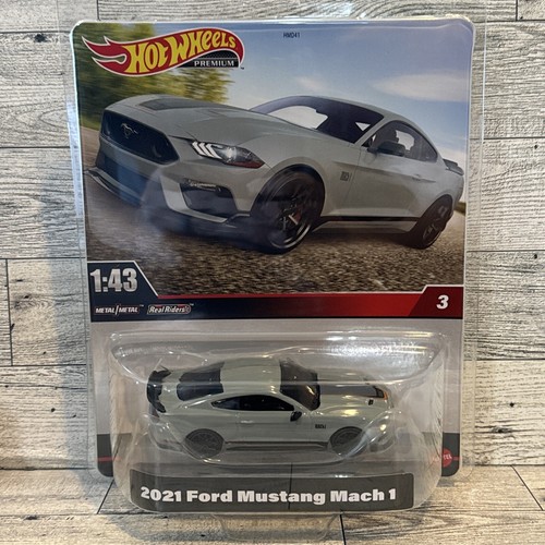 Hot Wheels Premium 1:43 Scale 2021 Ford Mustang Mach 1 Real Riders ...