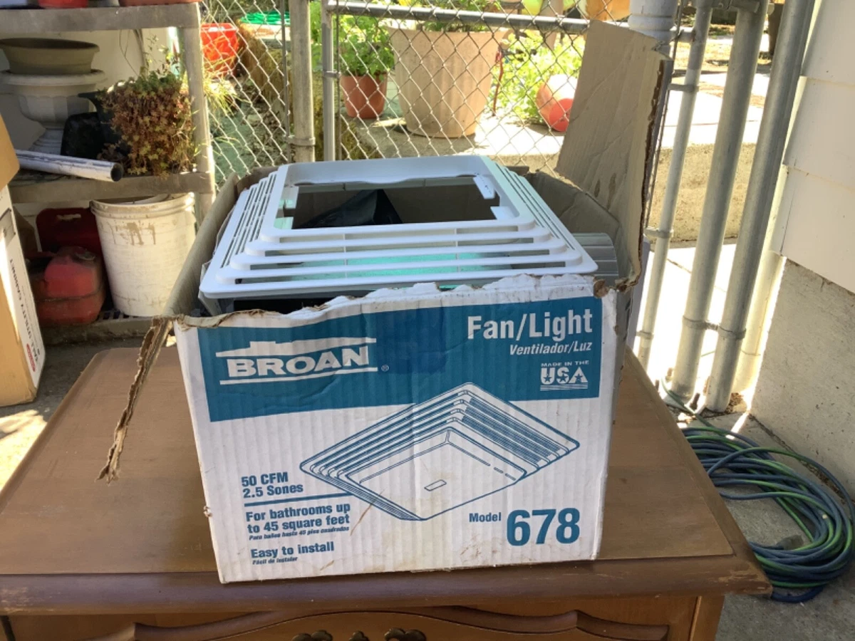 How To Install A Broan 678 Ventilation Fan With Light | Shelly Lighting