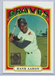2000 Topps Baseball Hank Aaron 1972 Reprint Card # 19 of 23 | eBay