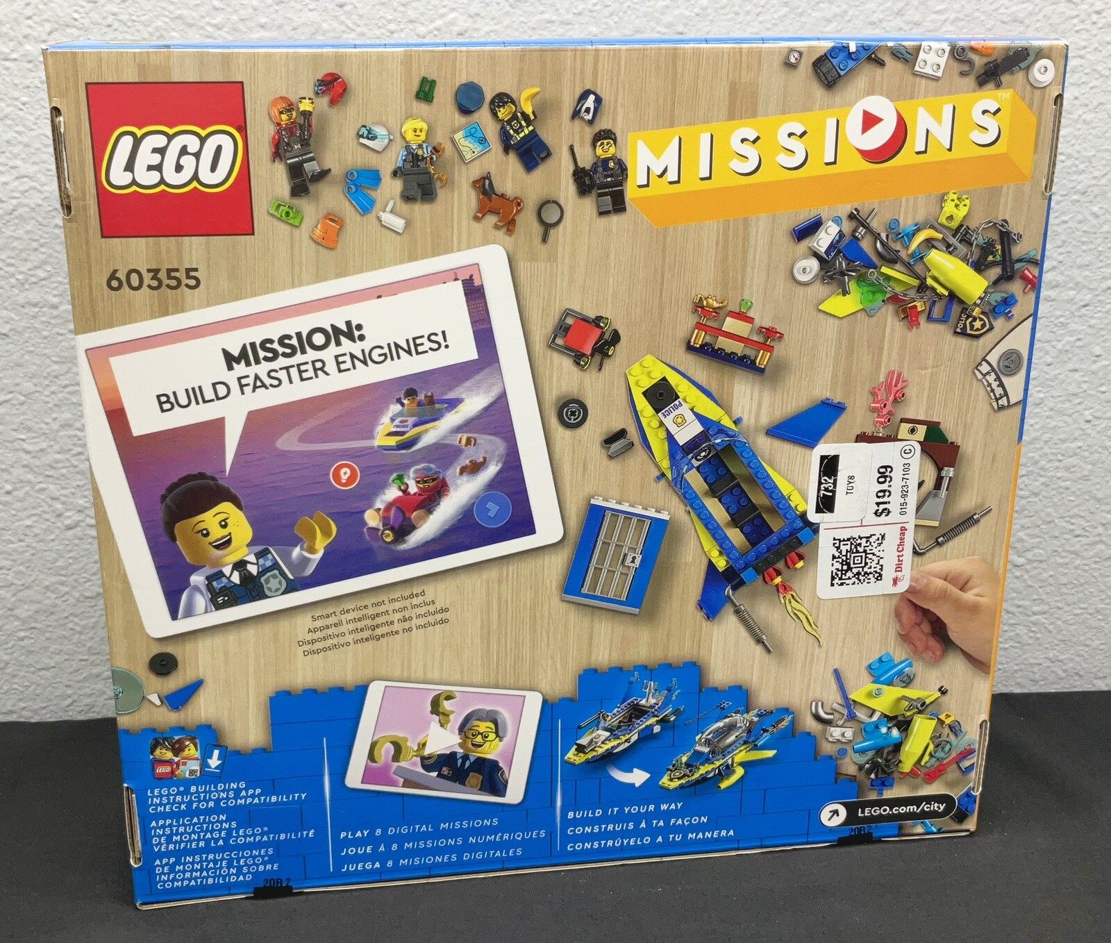 LEGO City 60355 Water Police Detective Missions New 278 Pieces | eBay